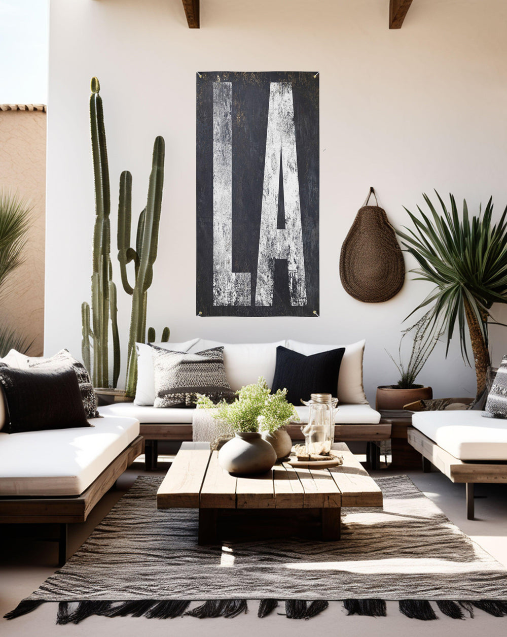 Louisiana Inspired Outdoor Vinyl Bar Sign - LA State Distressed Typogr ...