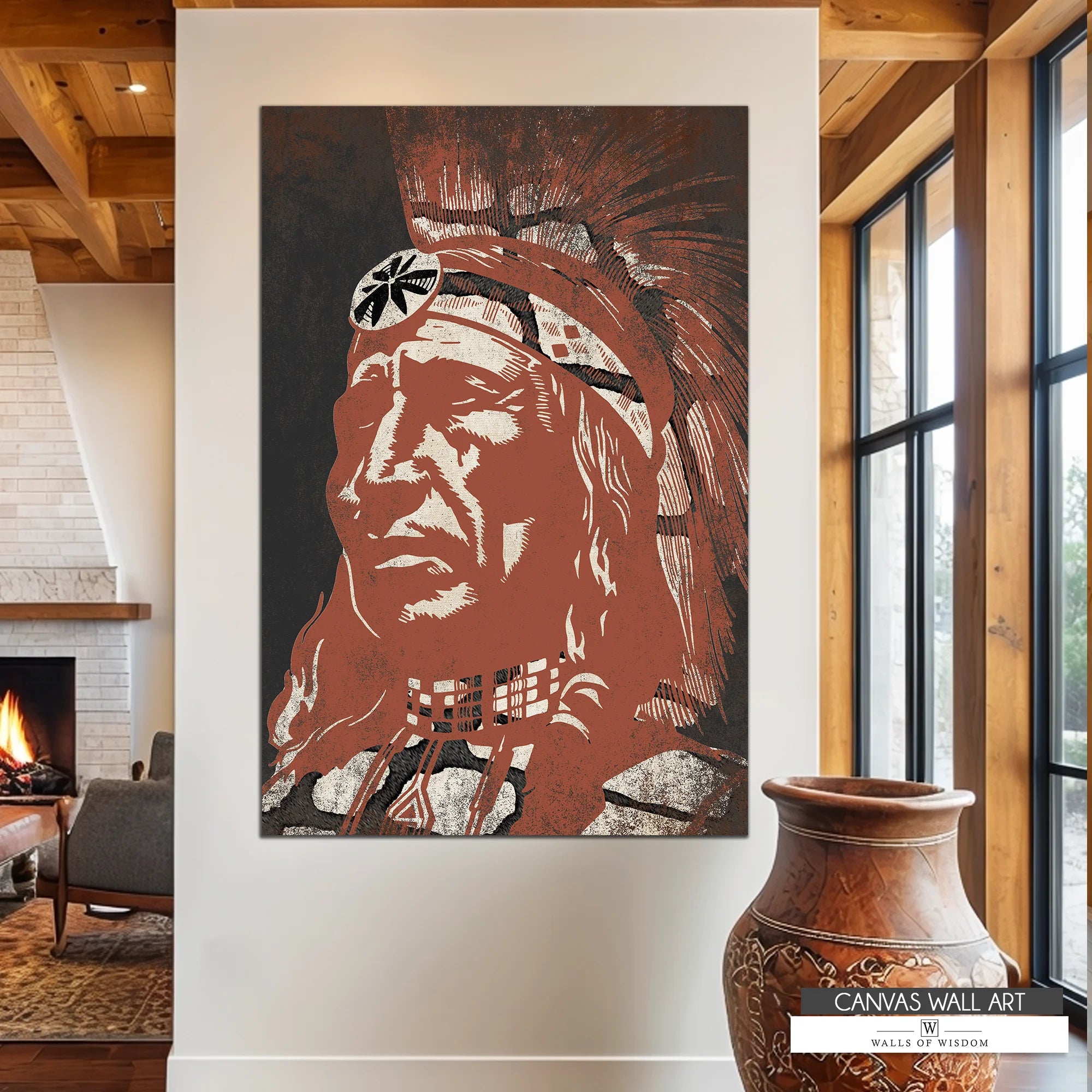 Walls of Wisdom | Large Wall Art Murals & Rustic Western Decor