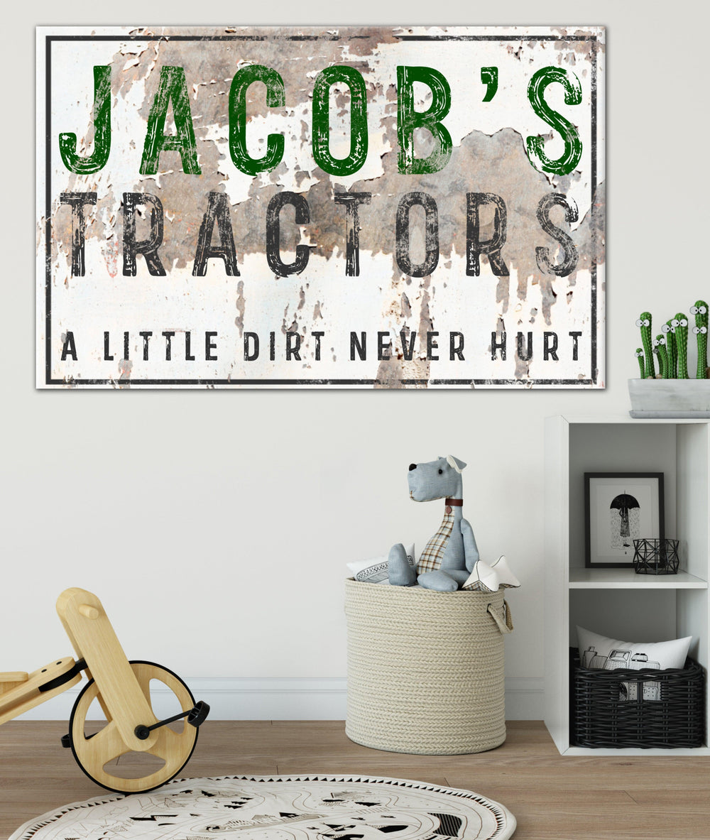 Chippy Green Pub Farmhouse Personalized Canvas Wall Decor NLSC0118 ...