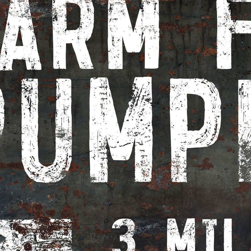 Black Farm Fresh Pumpkins Farmhouse Canvas Print - LC51 – Walls of Wisdom